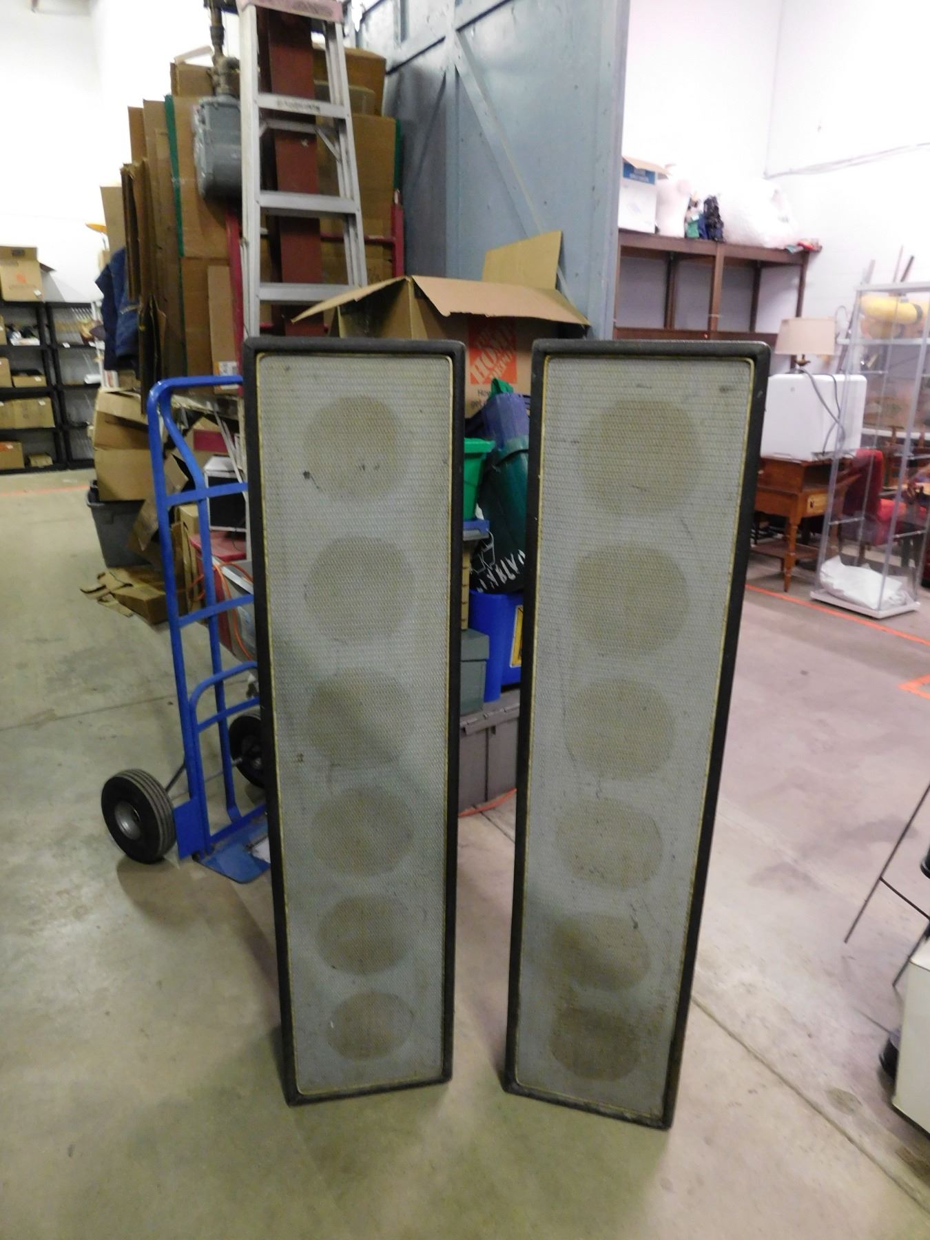 Pair of Vintage PA Speaker Towers circa 60s