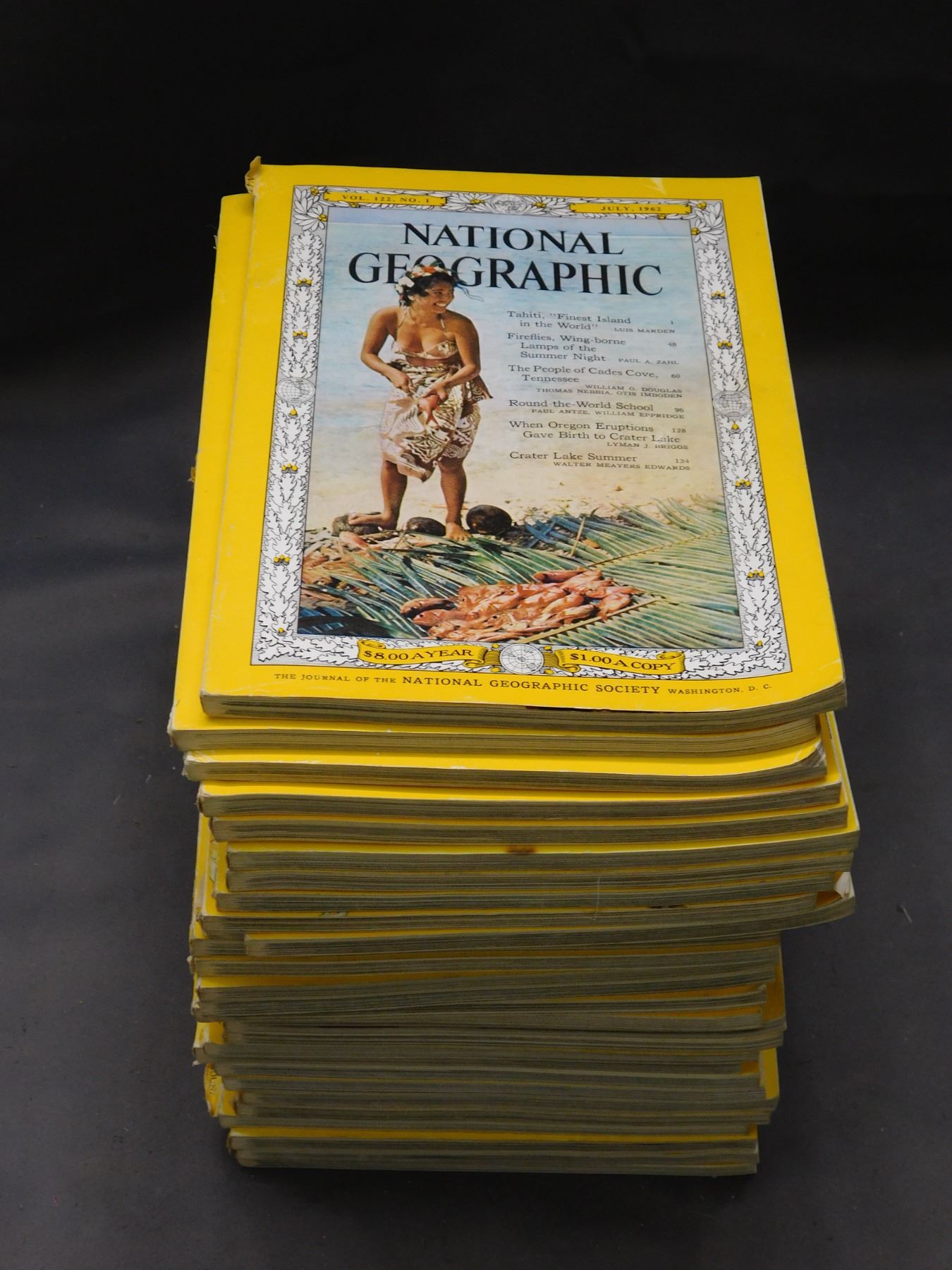 Lot of 29 1961 - 1965 National Geographic Magazines