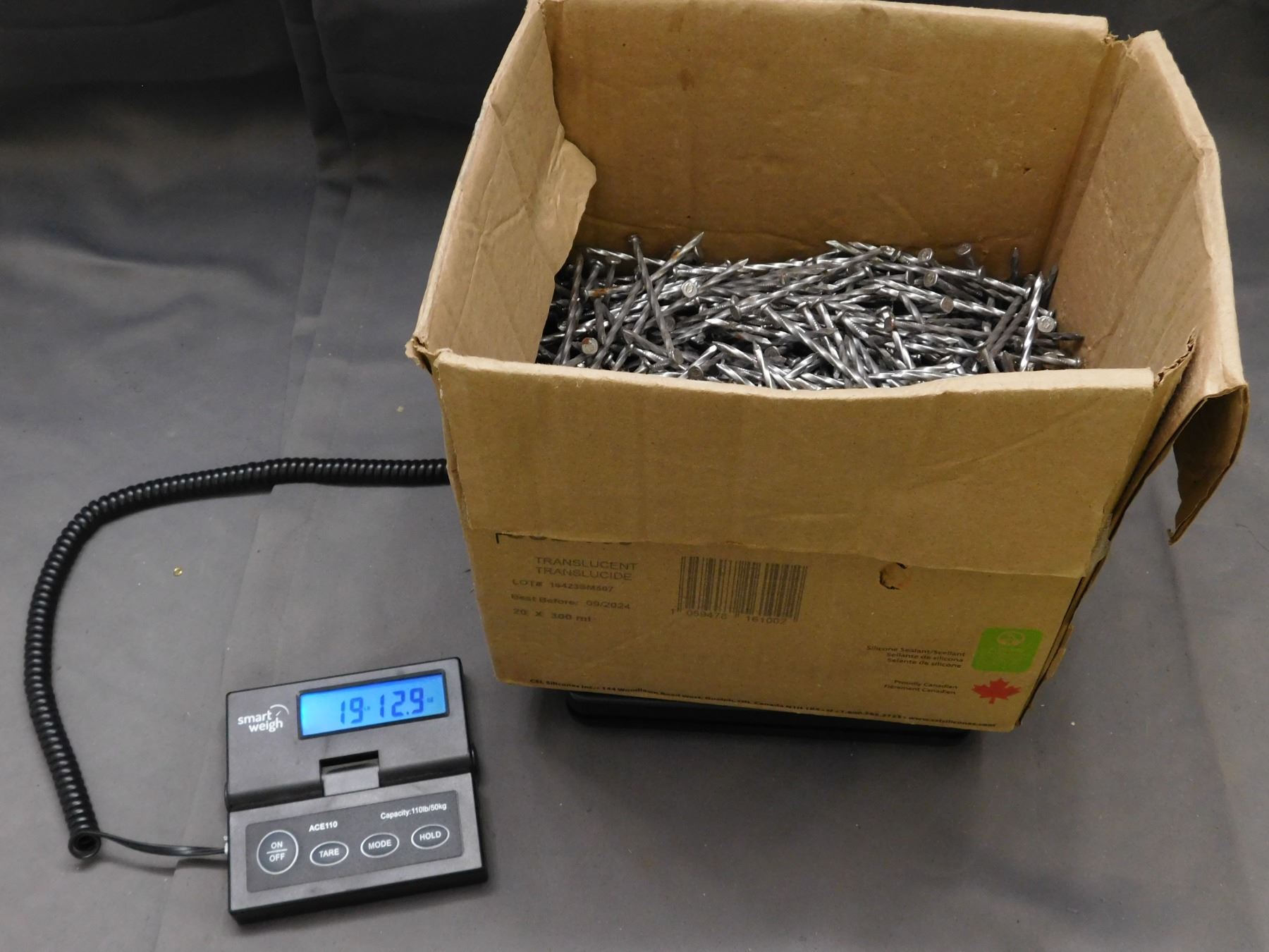 19lbs 3 1/2" Spiral Shank Wood Nails
