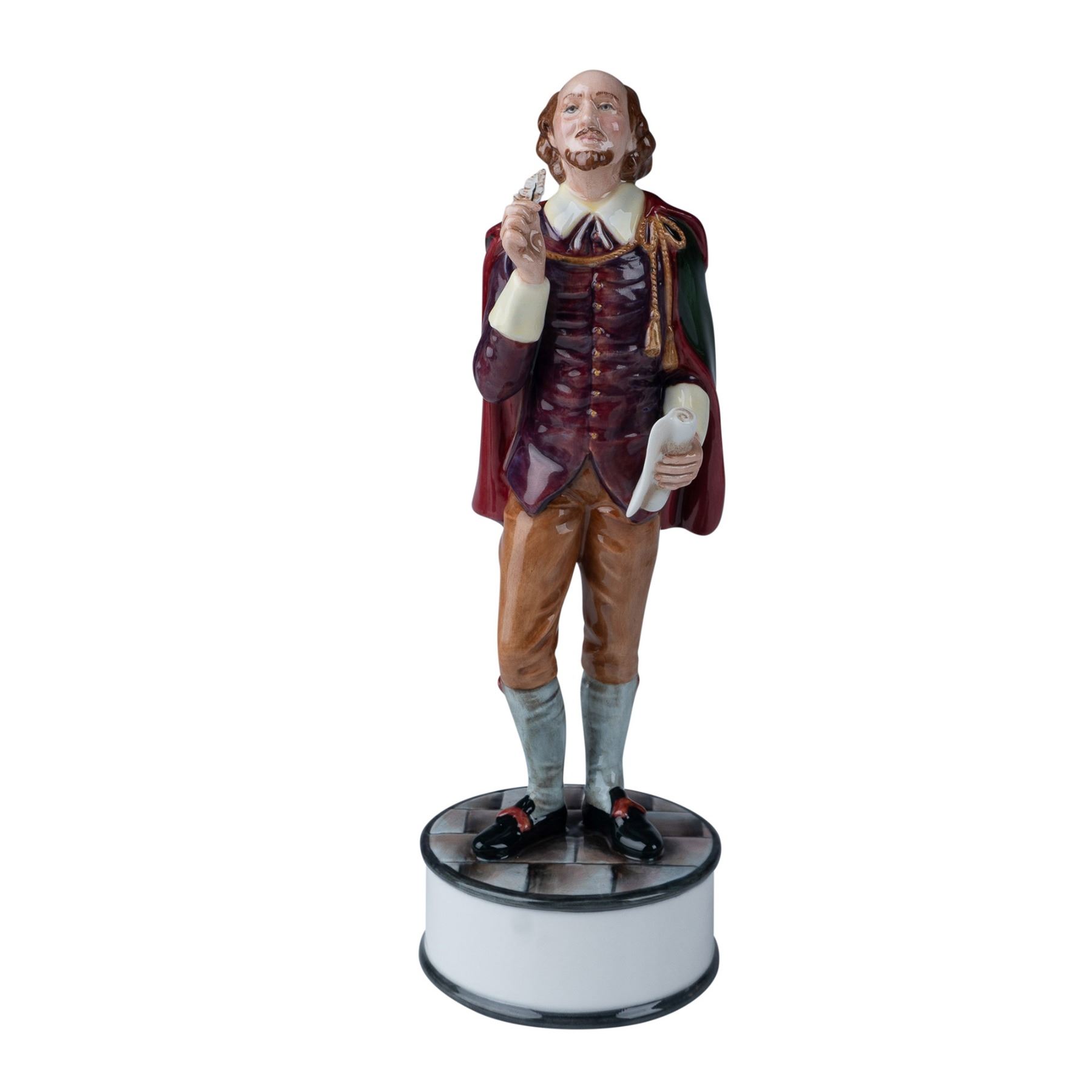 Royal Doulton Prototype Colorway Figurine, William Shakespeare
