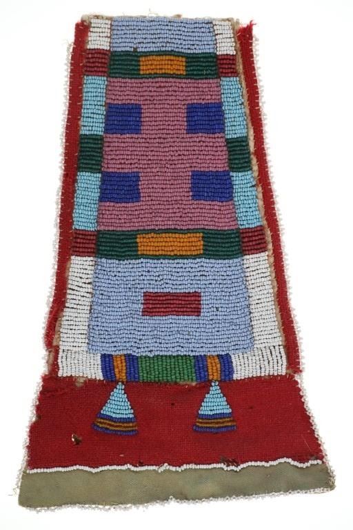 Ca. 1880's Plateau Indians Beaded Tomahawk Drop