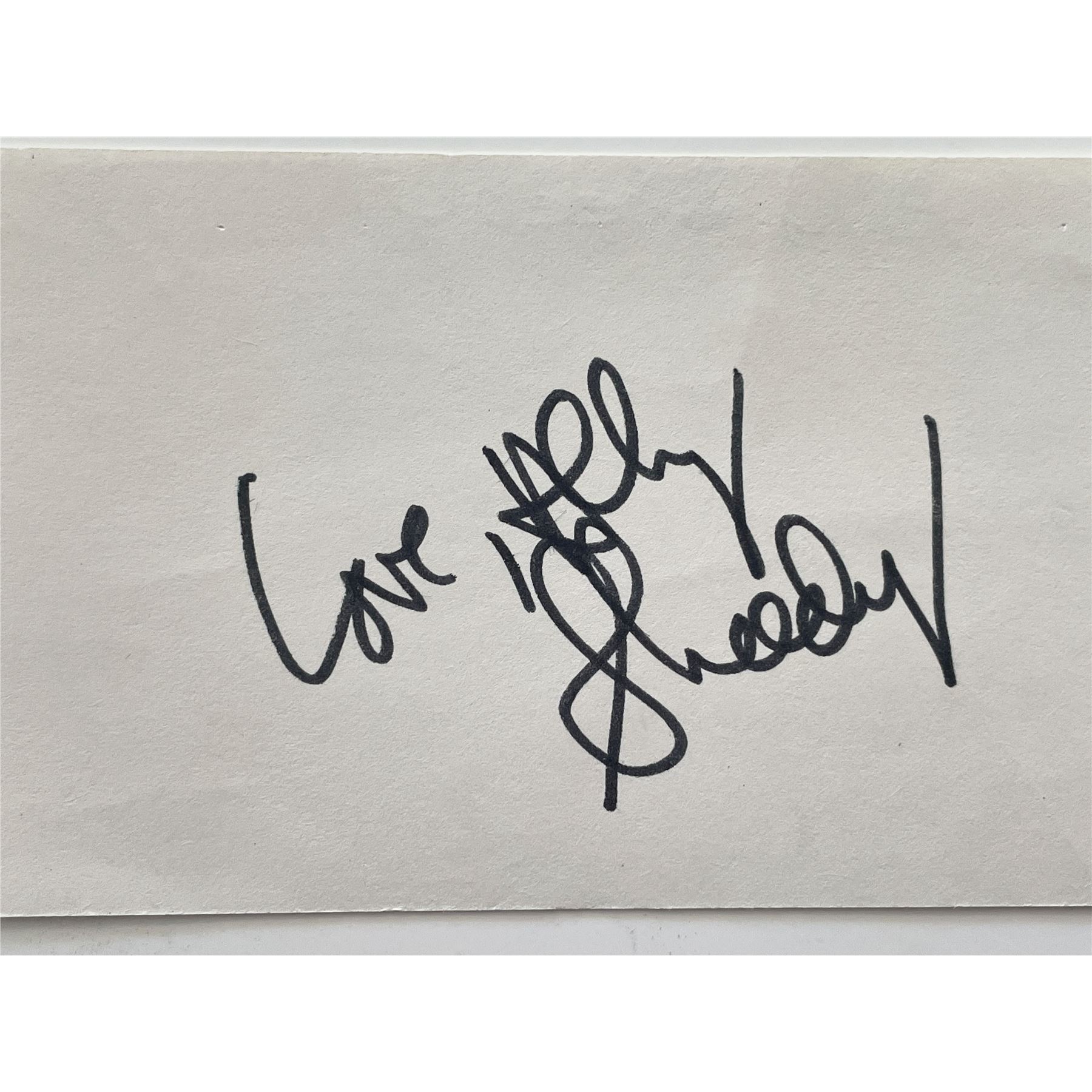 The Breakfast Club Ally Sheedy original signature cut