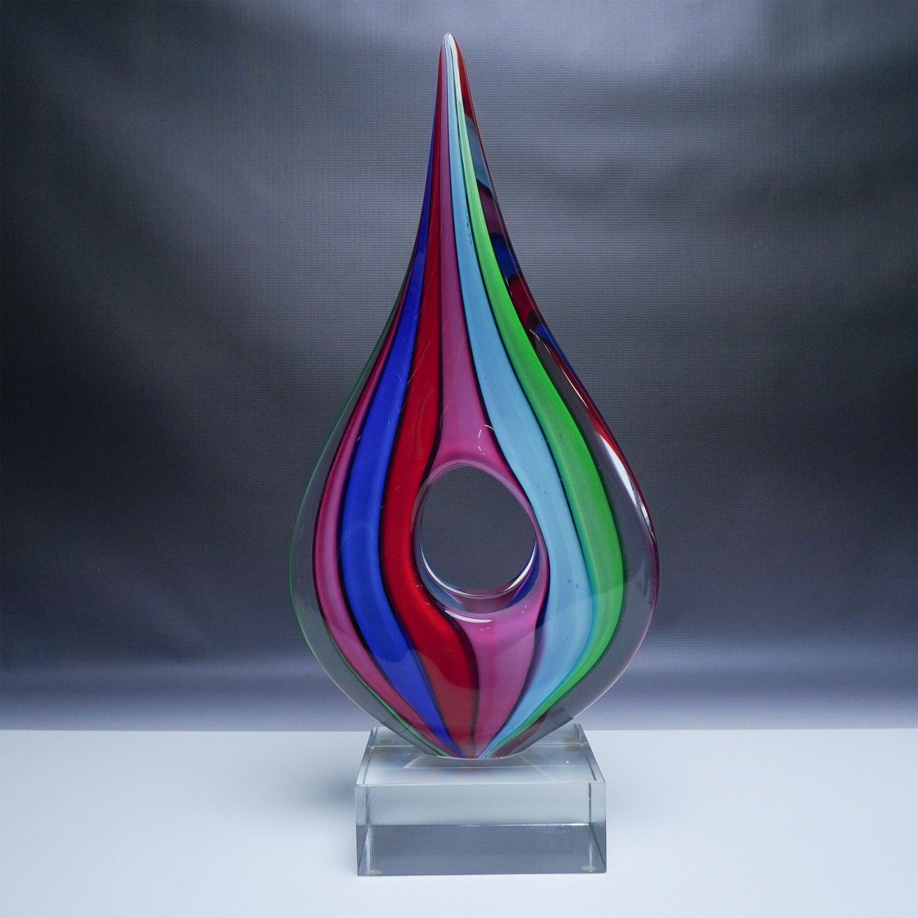 Formia Murano Signed Limited Edition Art Glass Sculpture