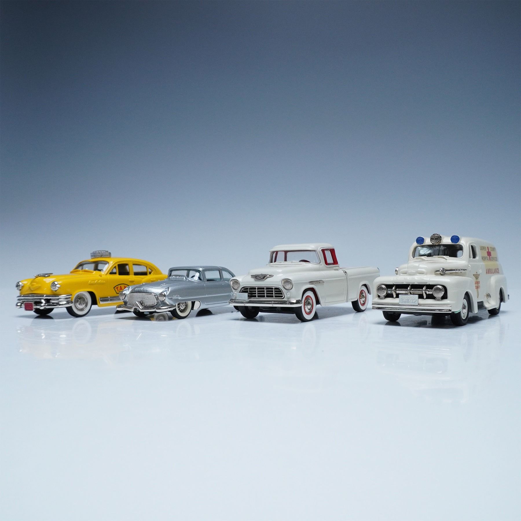 4pc Brooklin Models 1:43 Scale Classic American Cars
