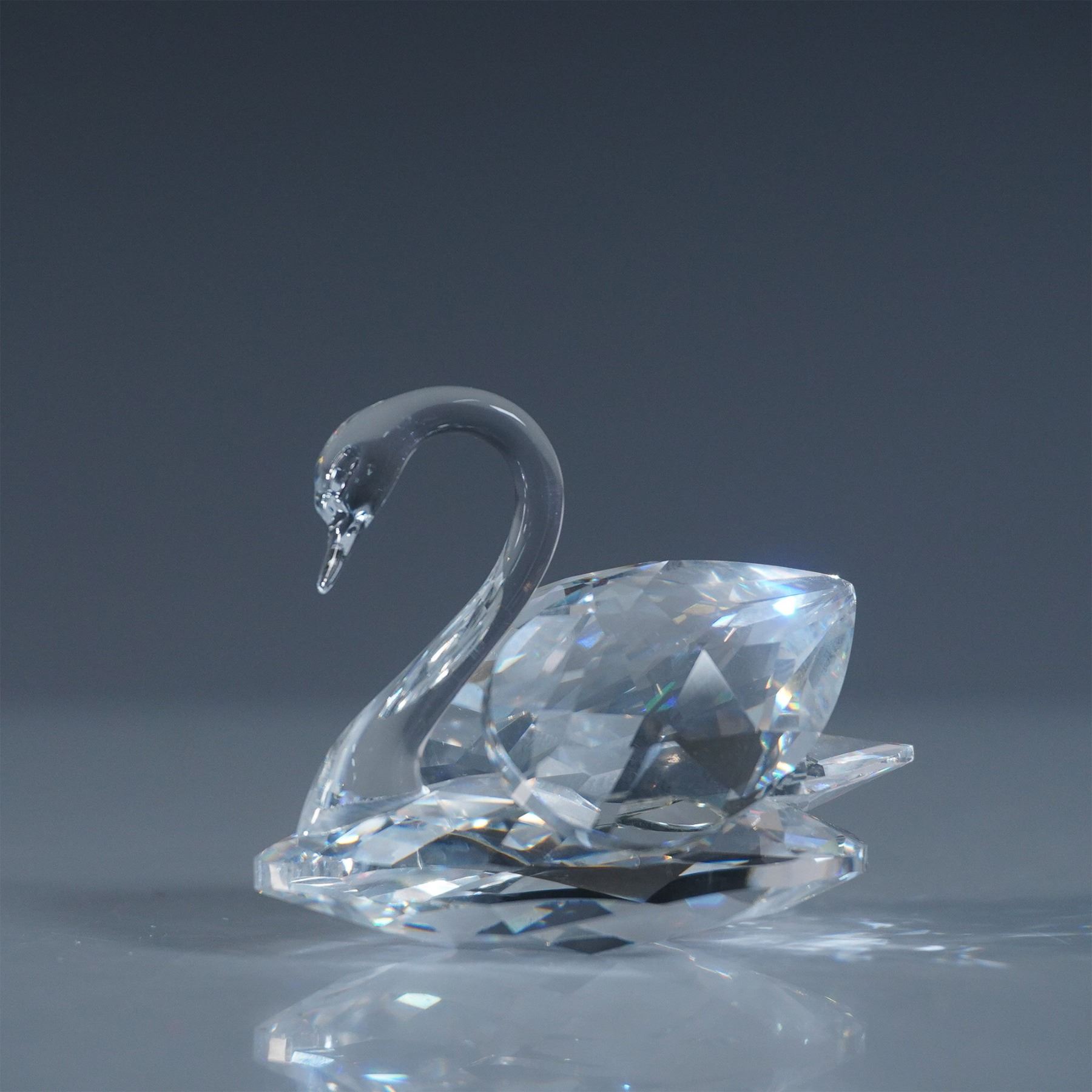 Swarovski Silver Crystal Figurine, Swan w/Original Box