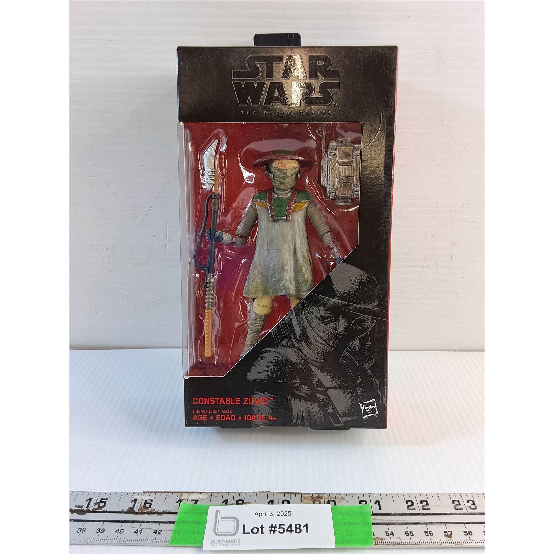 Star Wars The Black Series Constable Zuvio Figurine - Bodnarus Auctioneering