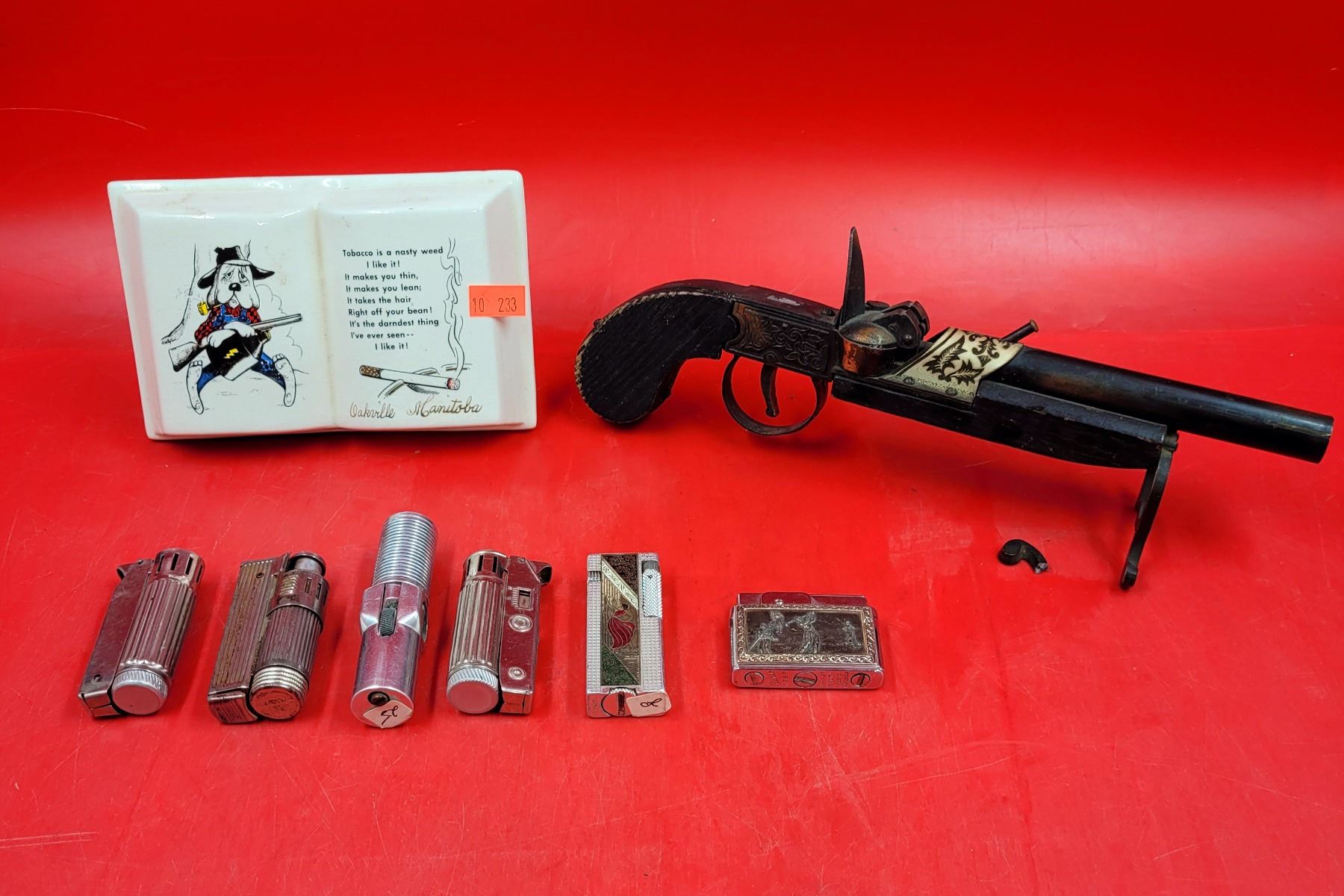 VTG Flintlock Pistol Lighter & Lighter Lot