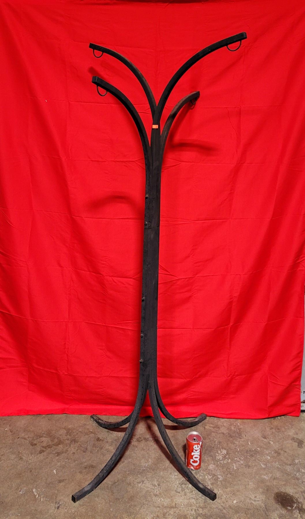 Black Metal Coat Rack