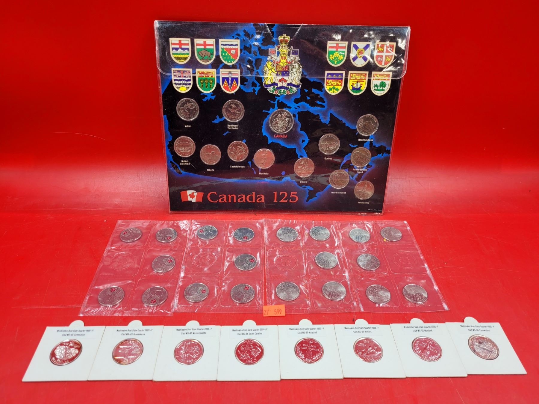 1992 Canada 125th Anniversary Coin Set, Royal Canadian Mint Coins ...