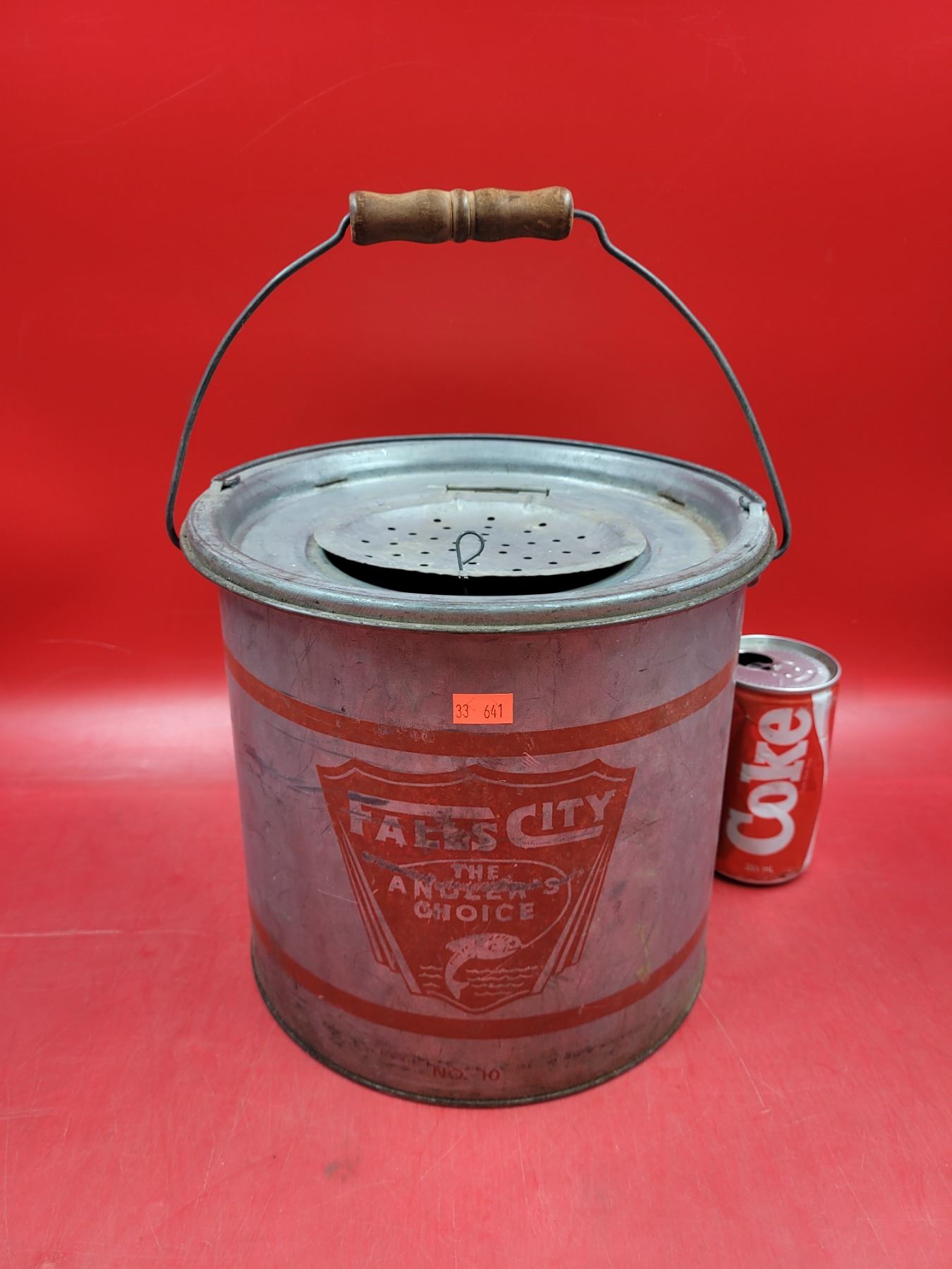 VTG Falls City Angler's Choice Minnow Bucket/Bait Pail