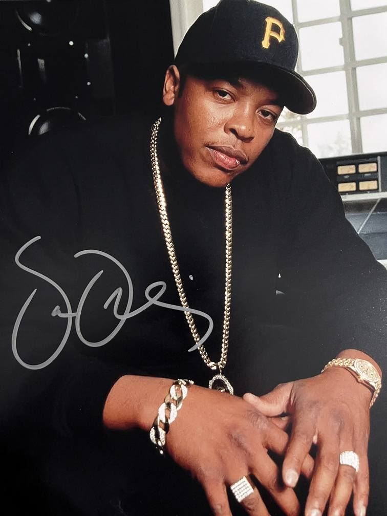 Dr. Dre signed photo. GFA Authenticated