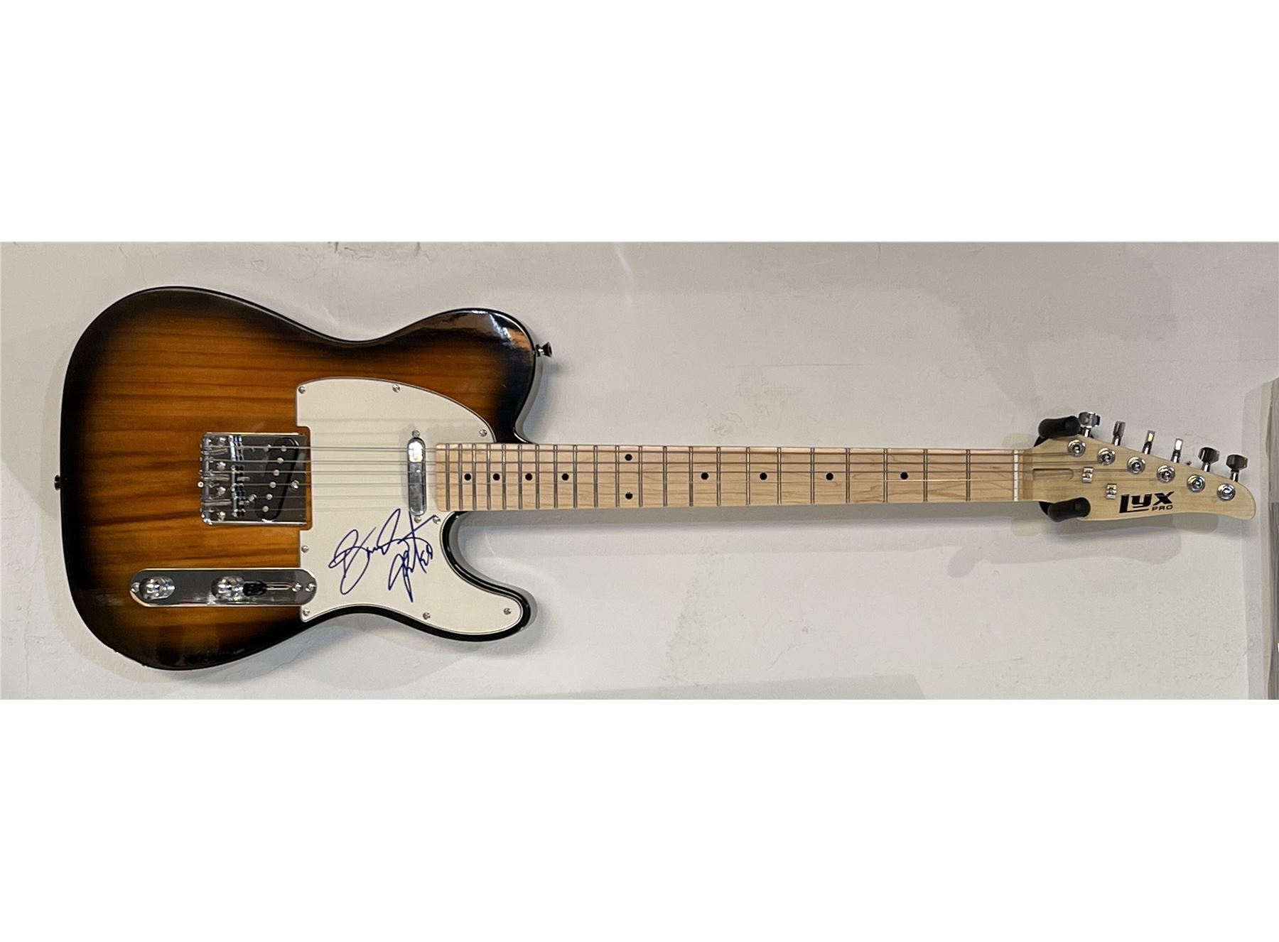 Bruce Springsteen signed telecaster style guitar