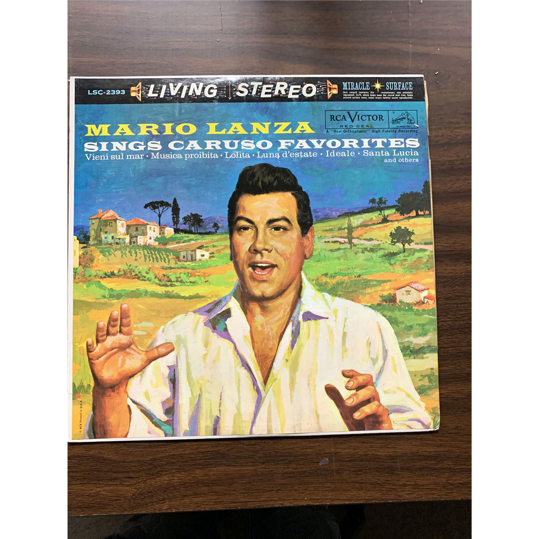 Mario Lanza ‎– Mario Lanza Sings Caruso Favorites – Album