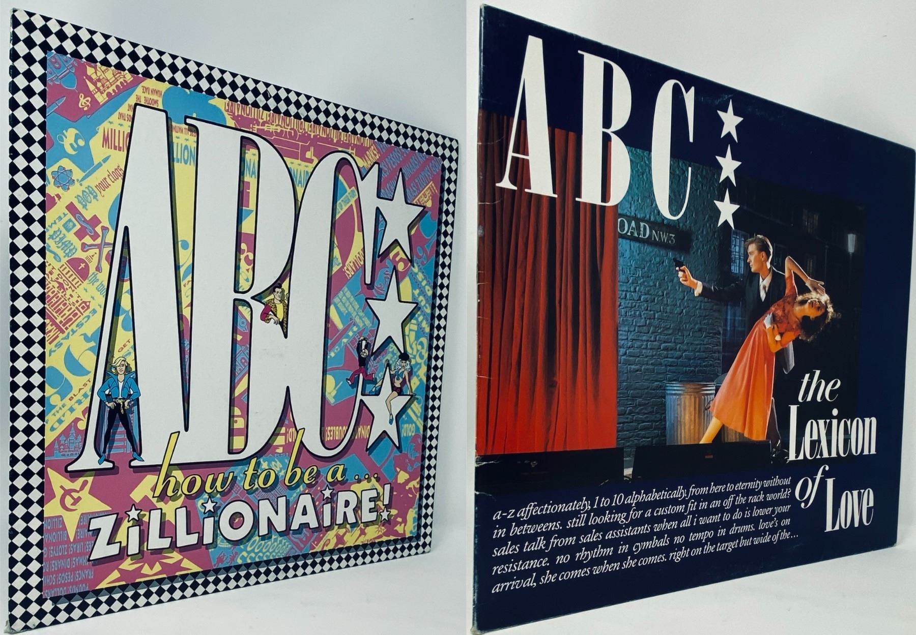 ABC – 2 Album Lot (The Lexicon of Love / How to Be a Zillionaire!)