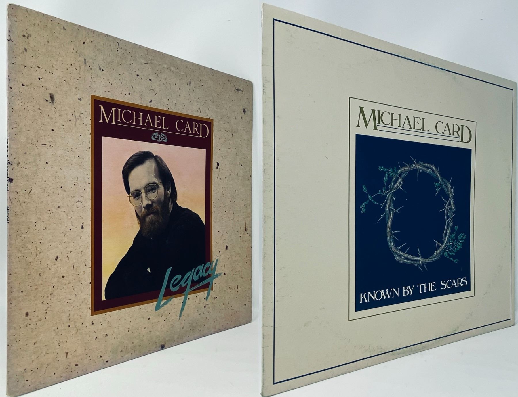 Lot of 2 LPs – Michael Card 'Legacy' & 'Known by the Scars'