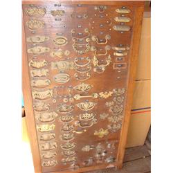 Assortment of Drawer Pulls on Display