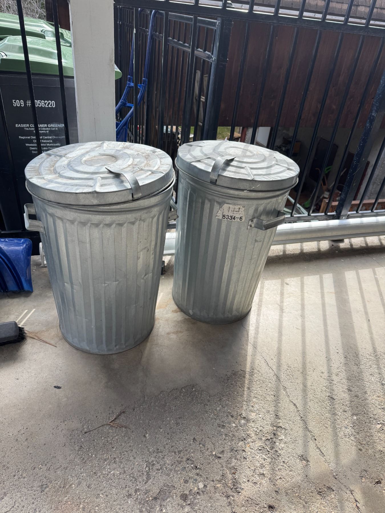 Garbage cans