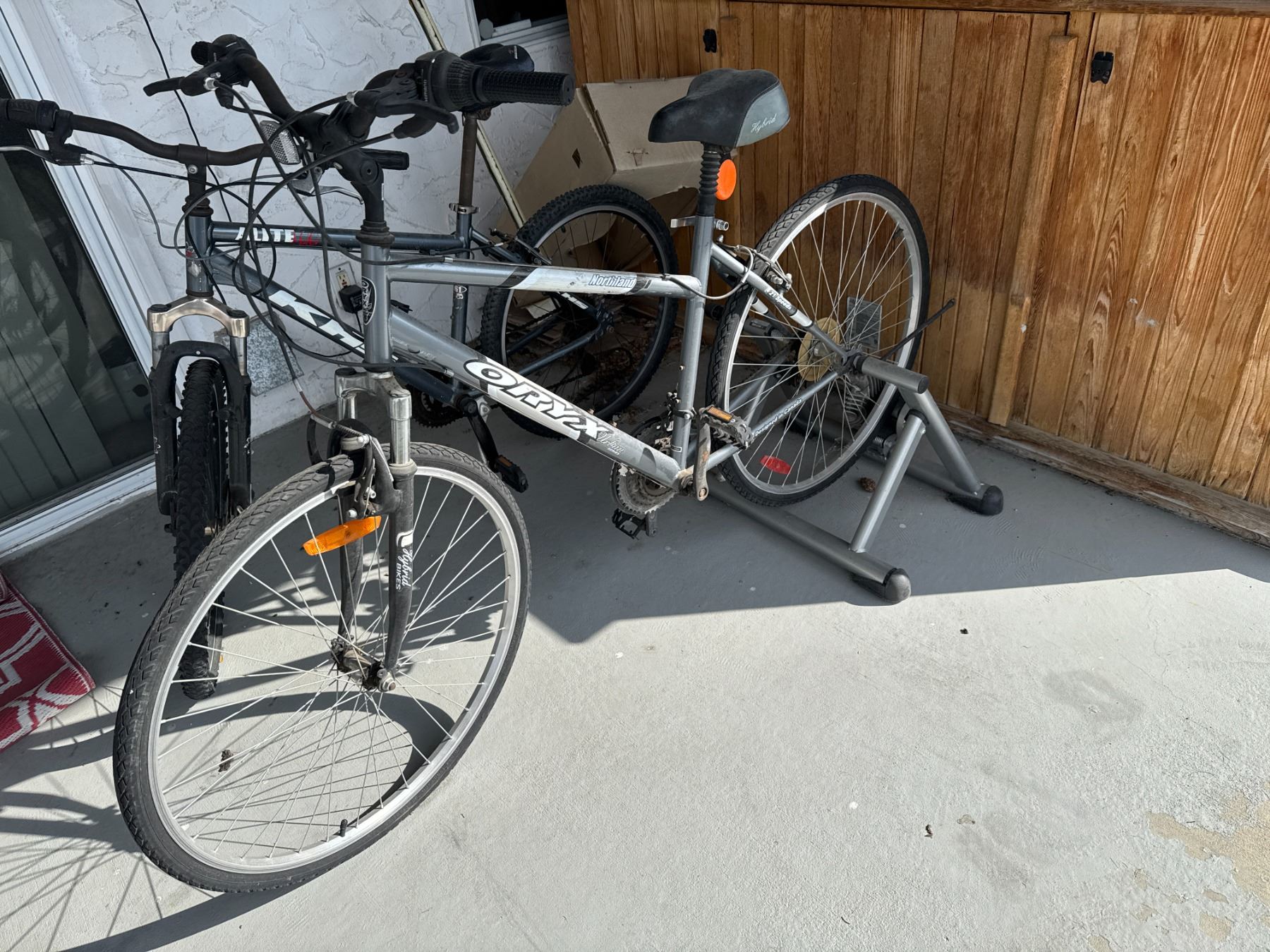 Oryx bike with bike trainer