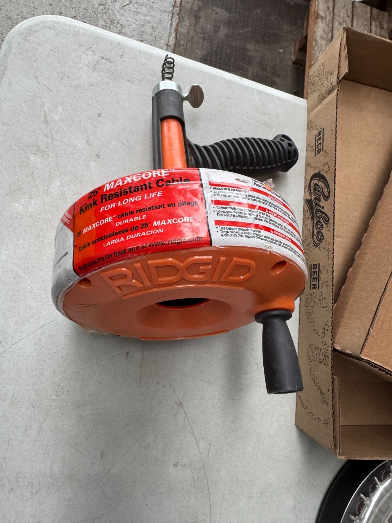 Rigid 25 foot max core kink resistant cable