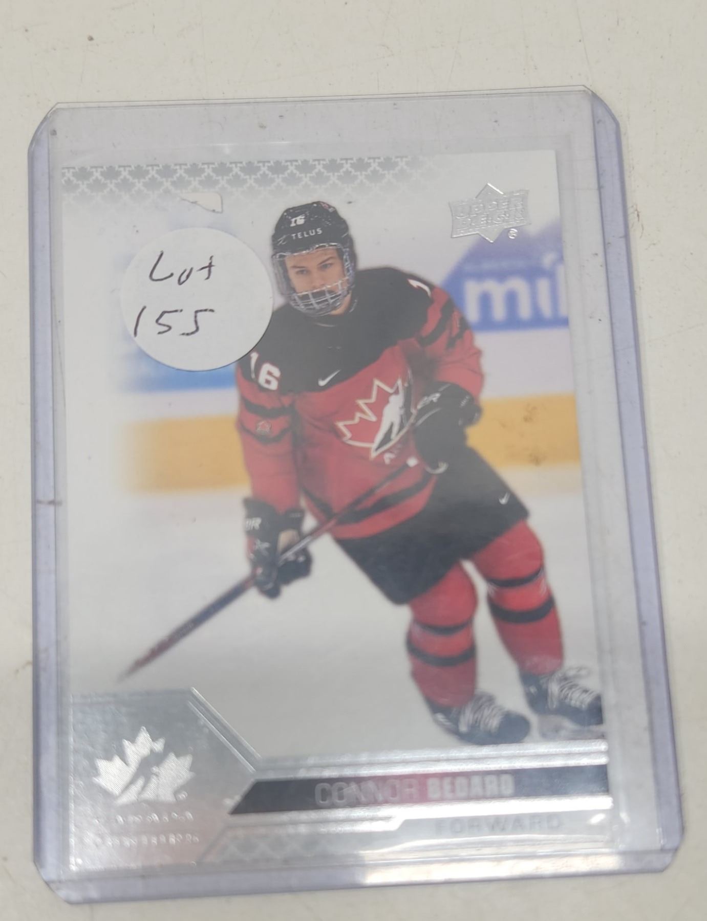 2002 Upper Deck Connor Bedard Team Canada Junior card - Schmalz Auctions