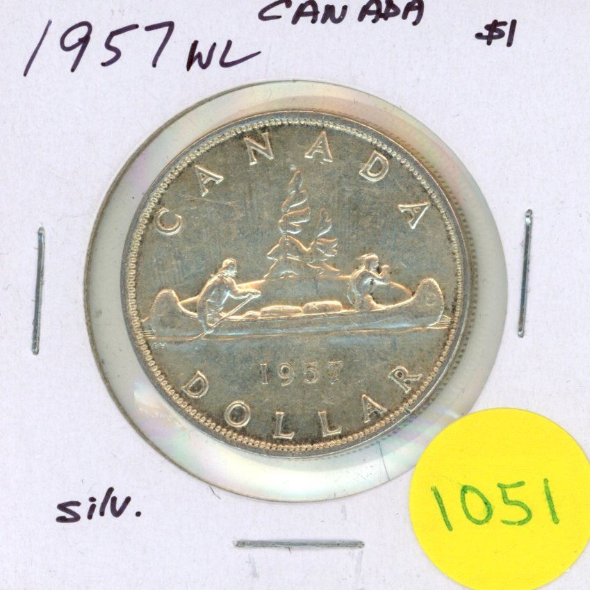 1957 WL Canada Silver $1 - Schmalz Auctions