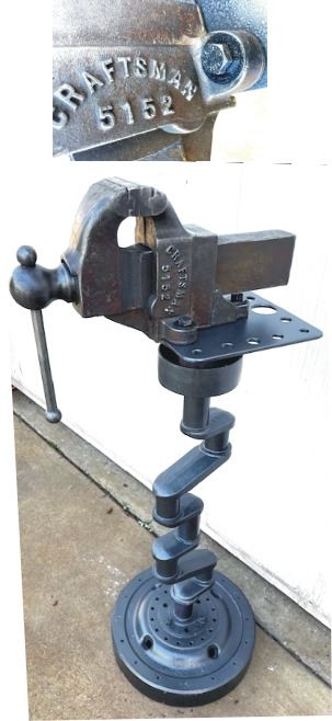blacksmith Craftsman early 4" vise
