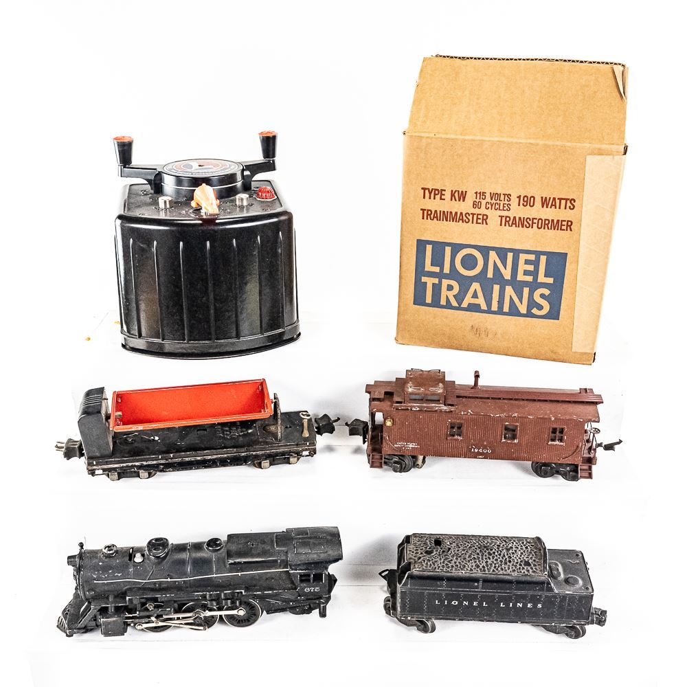 Lionel 675 Engine w 6466T Tender KW Transformer