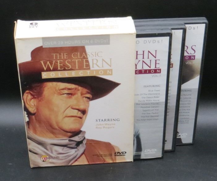 Classic Western Collection John Wayne Roy Rogers & More 6 DVD Set