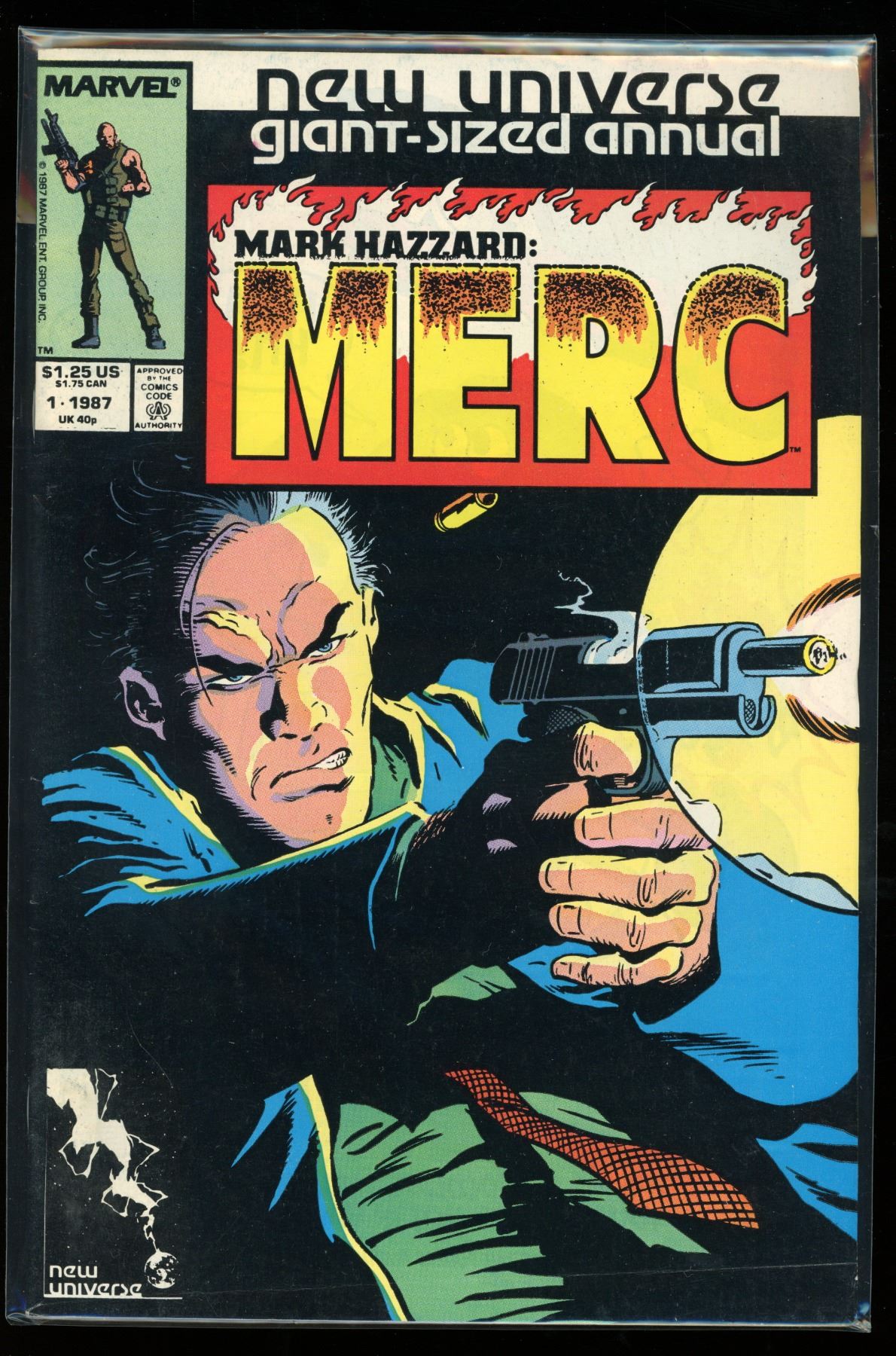 Marvel Mark Hazzard Merc #1 annual