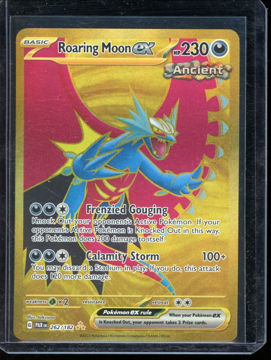 Pokemon Roaring Moon ex - 262/182 - Secret Hyper Rare Paradox Rift
