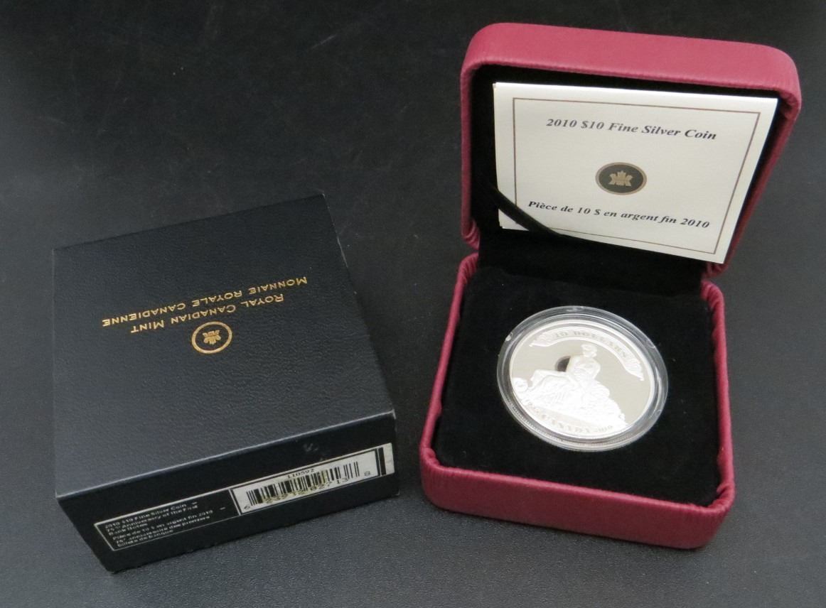 RCM 2010 $10 First Bank Notes Issued By the Bank of Canada 75th ...