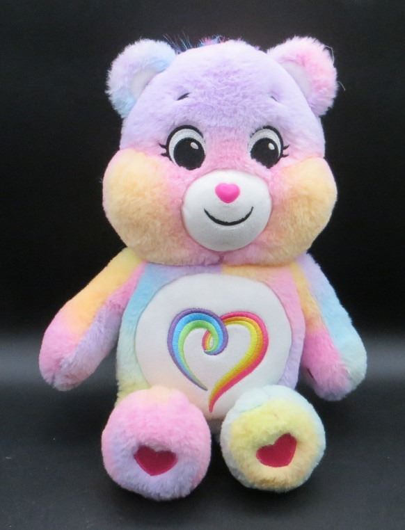 Care Bears TOGETHERNESS Bear Plush Toy 14" Bear Pastel Rainbow