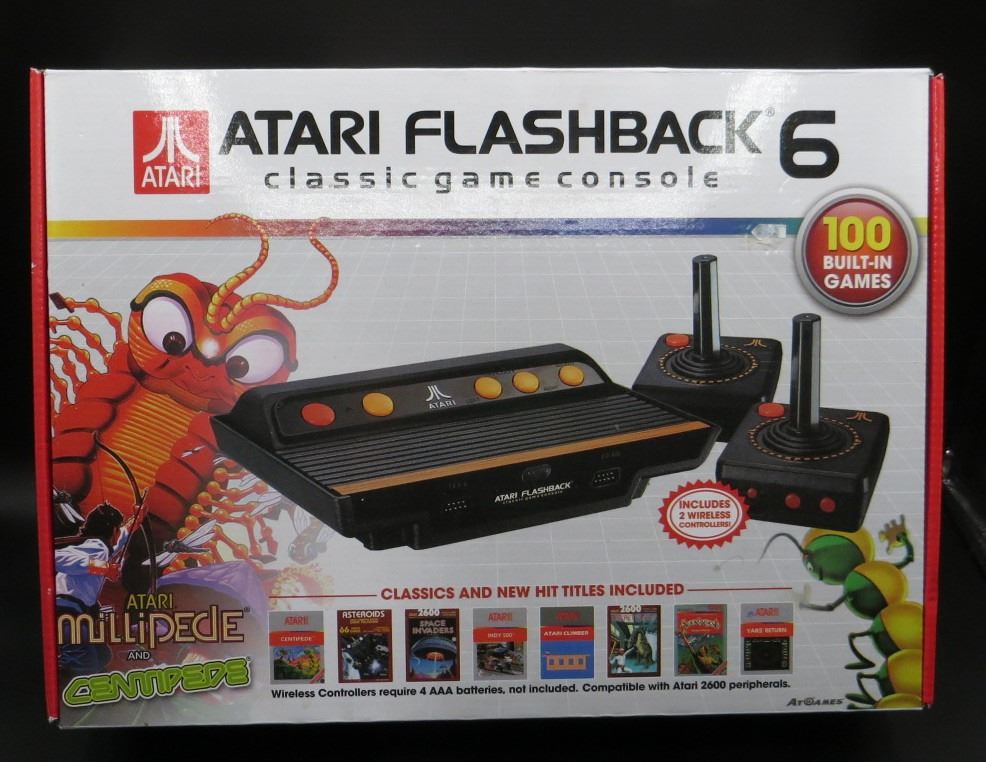 Atari Flashback 6 Complete With Box 100 Classic Games Built In & 2 ...