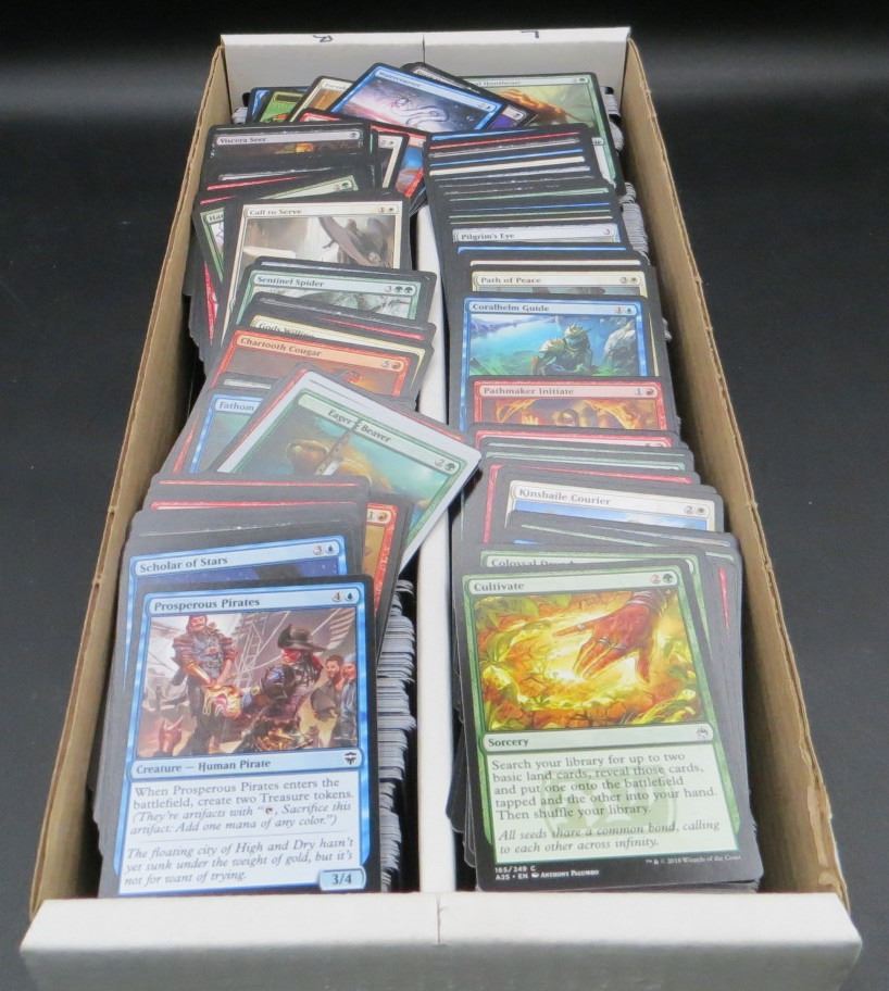 Box Full Of 1800+ Various Magic The Gathering Collector Cards