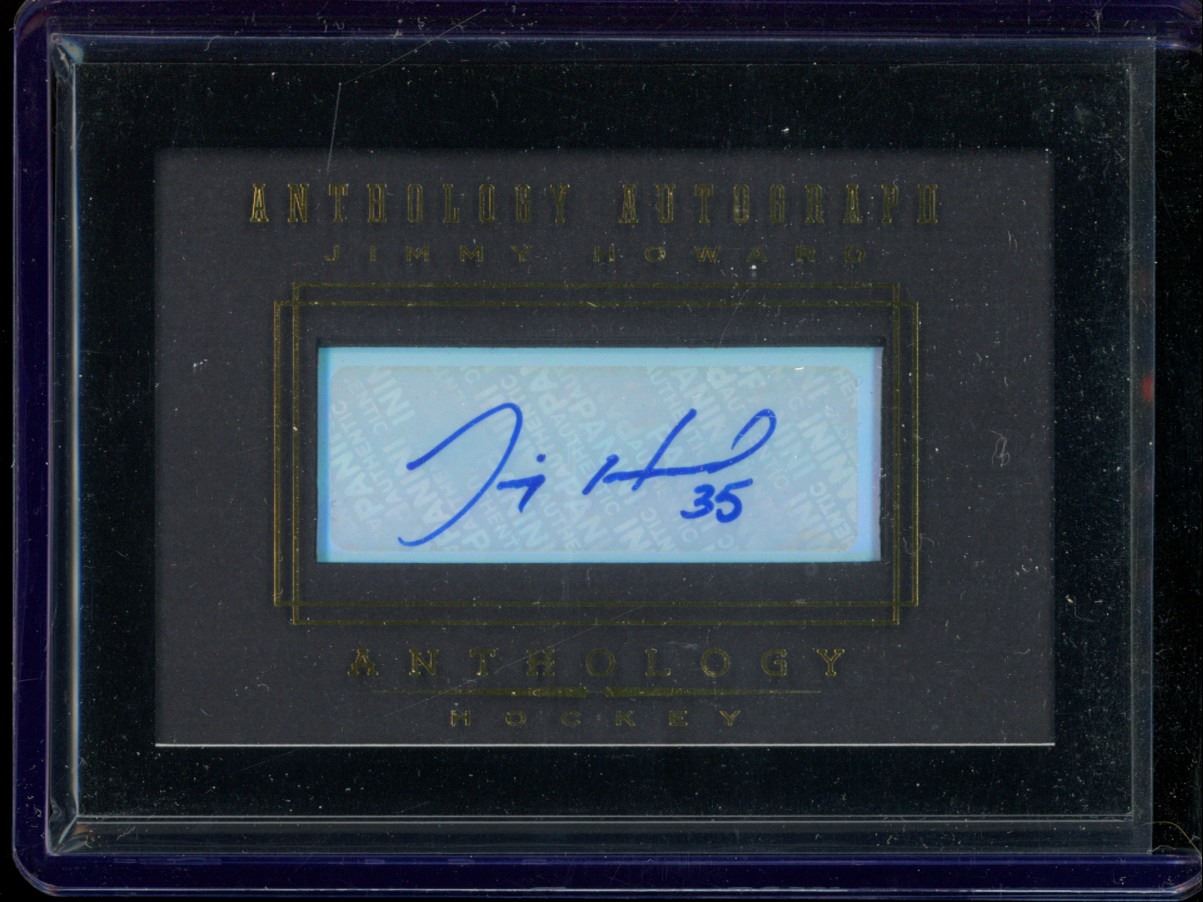 2014-15 Panini Anthology #25 Jimmy Howard Autograph 65/99