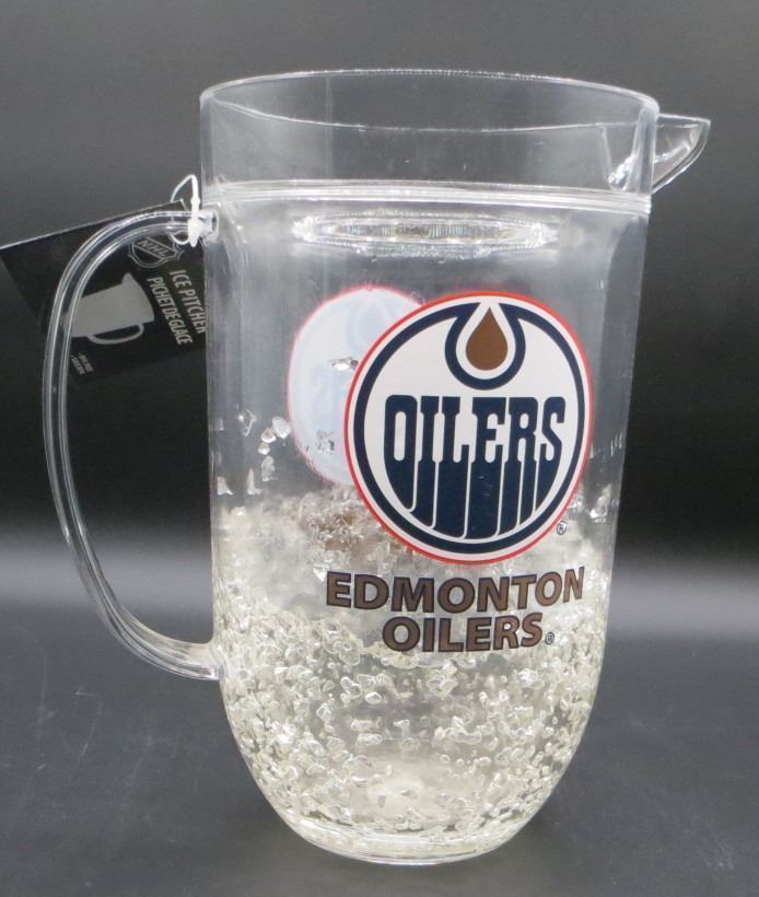 New Edmonton Oilers Ice Pitcher (Keeps Beverages Cold For Hours Without ...