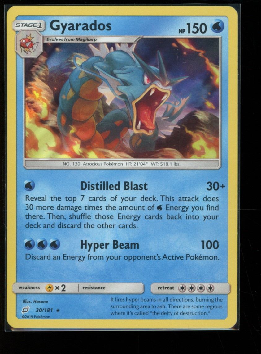 Pokemon Gyarados - 30/181 - Rare Holo Team Up