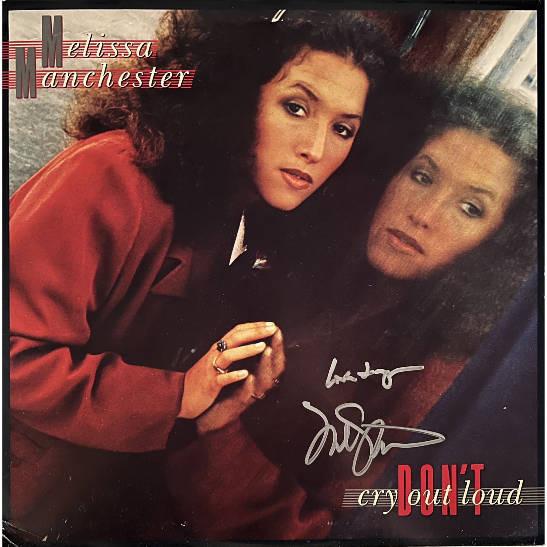 Melissa Manchester signed Don't Cry Out Loud album