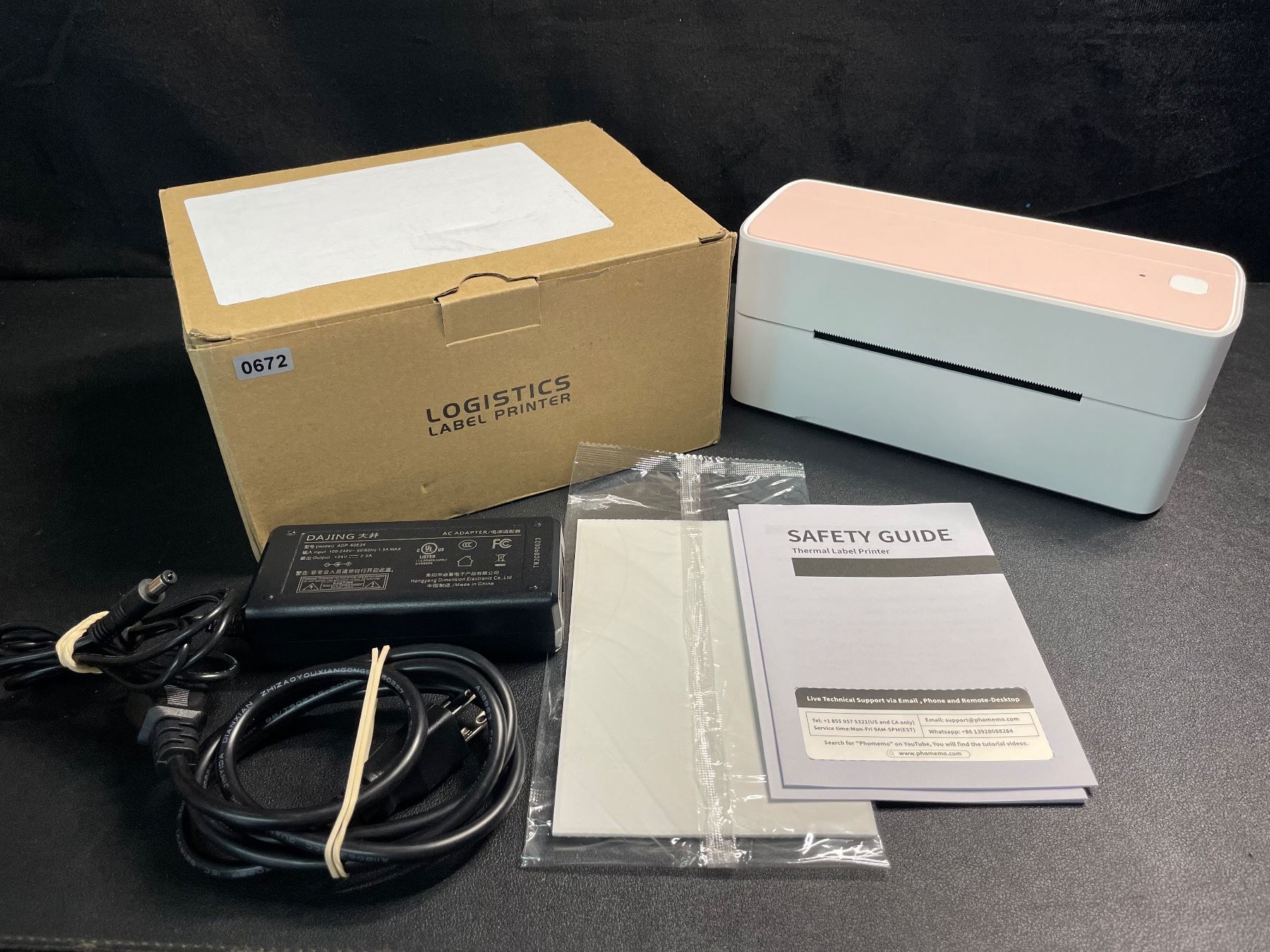 1 Phomemo Bluetooth Thermal Shipping Label Printer (Model: PM-241-BT ...