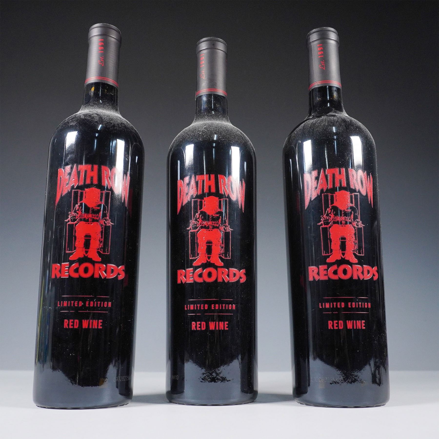 3pc Paso Robales Death Row Records Limited Edition Red Wine