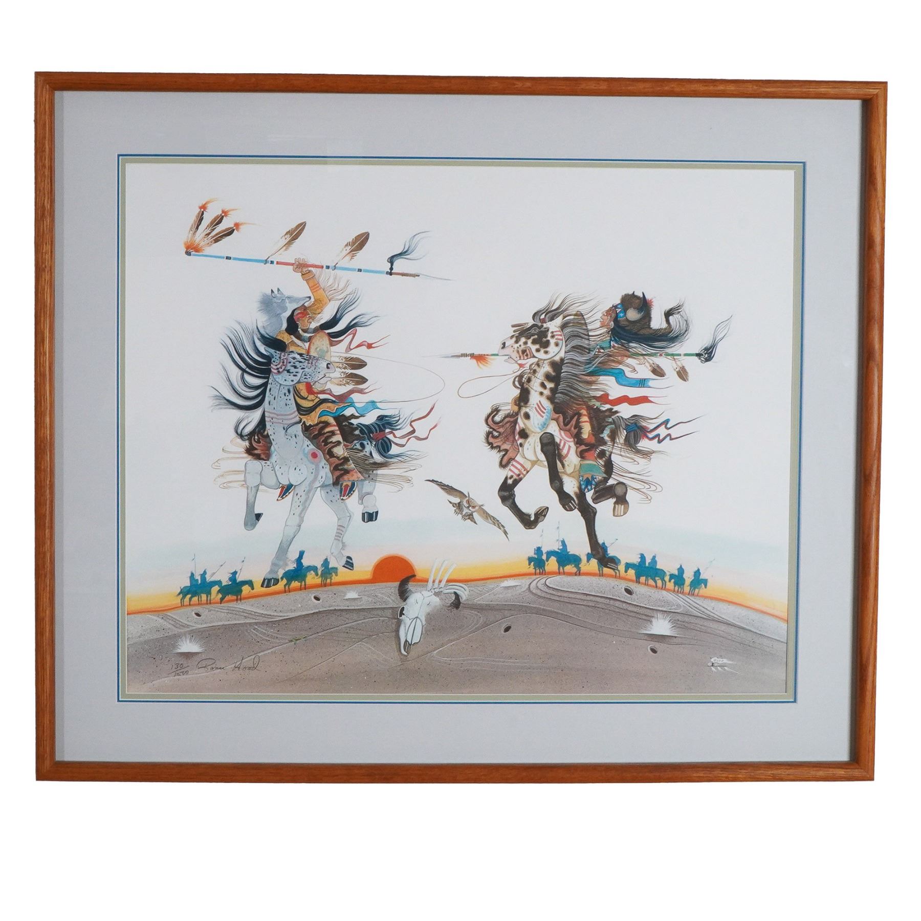 Rance Hood Lithograph, Untamed Hearts, Limited Edition, Signed