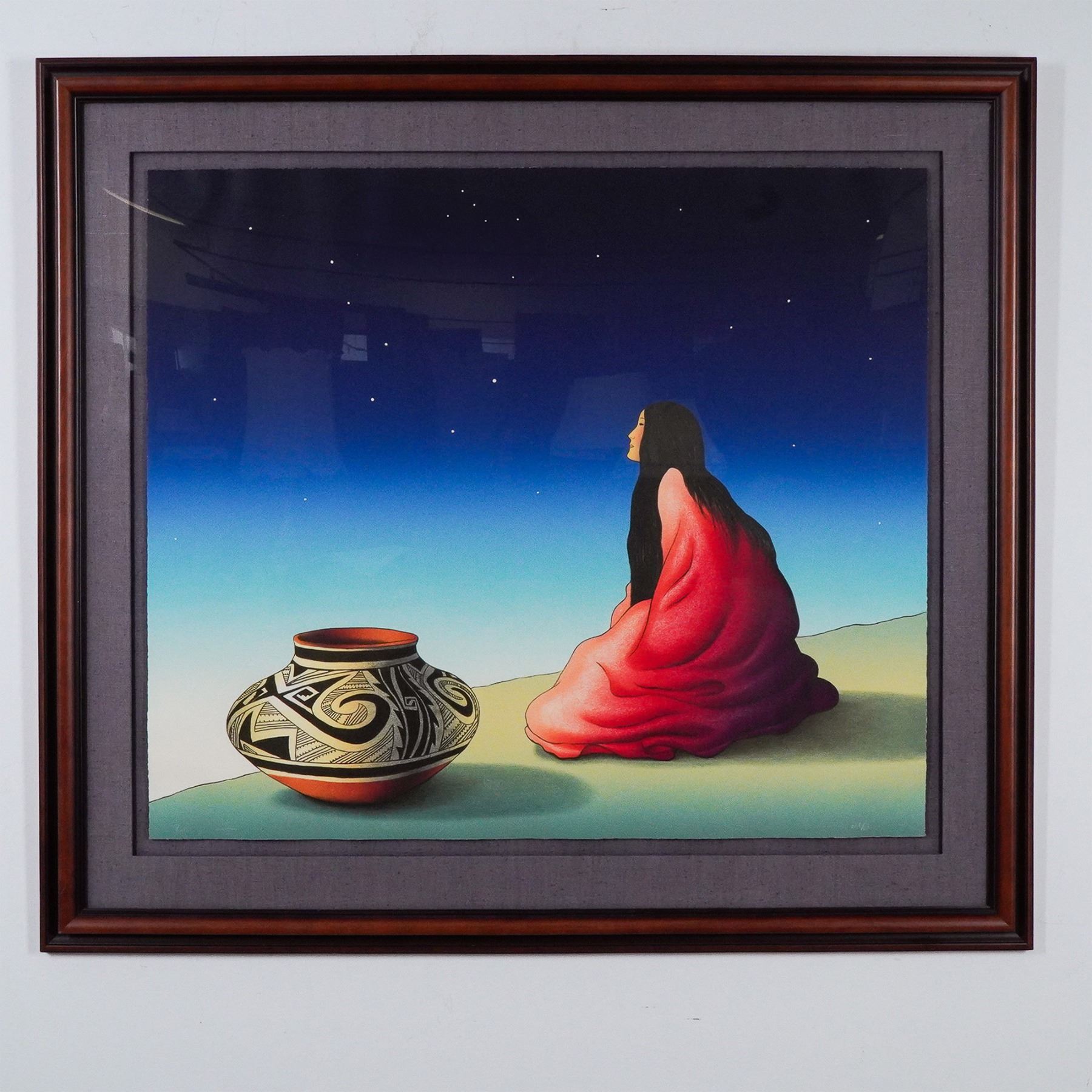 RC Gorman Limited Edition Lithograph, Signed and Numbered