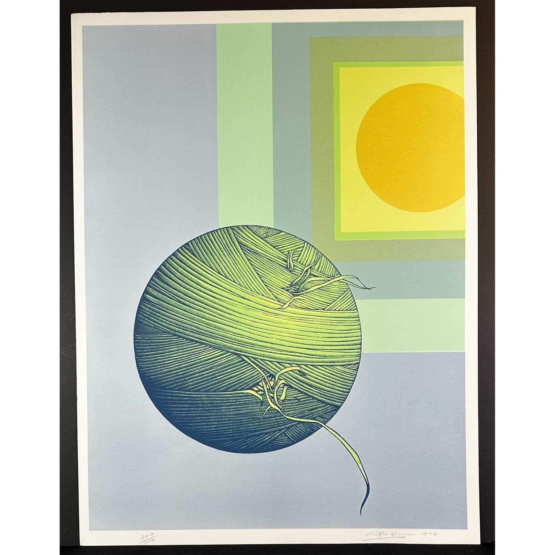 Rita Simon (American 1938) Screenprint Ariadne signed