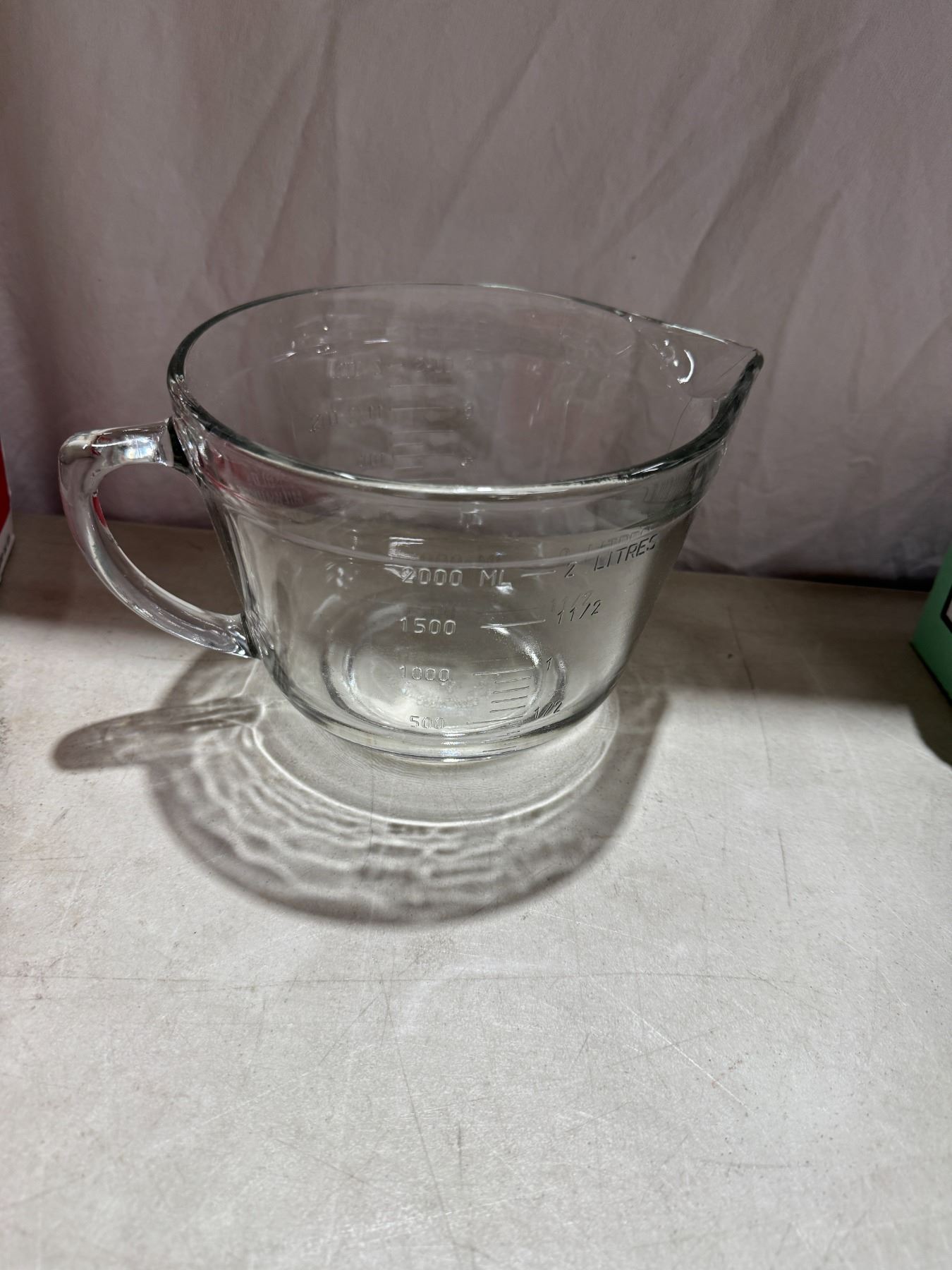Anchor hocking glass measuring bowl