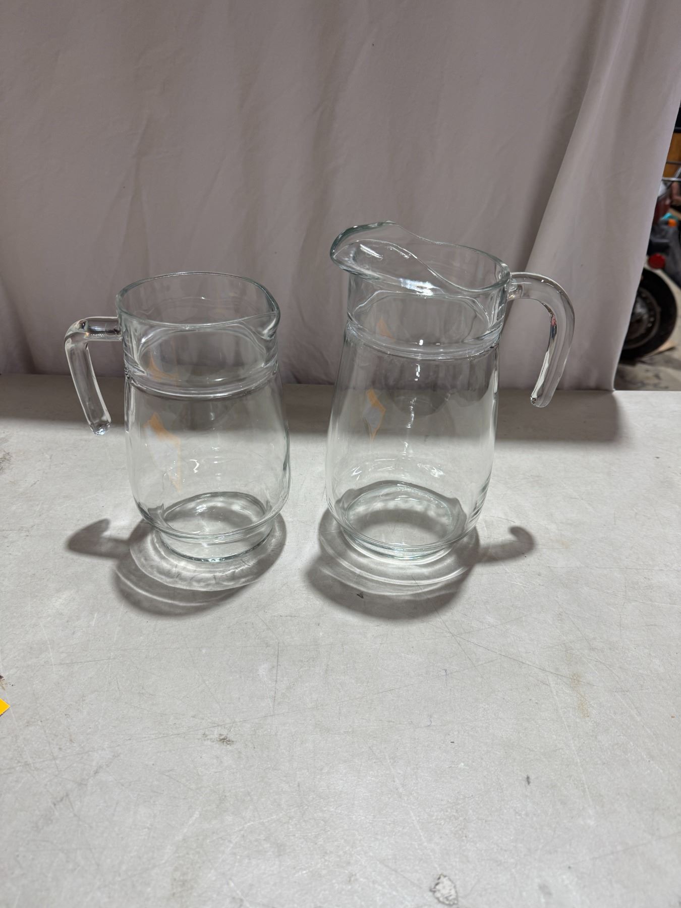 Glass pitchers