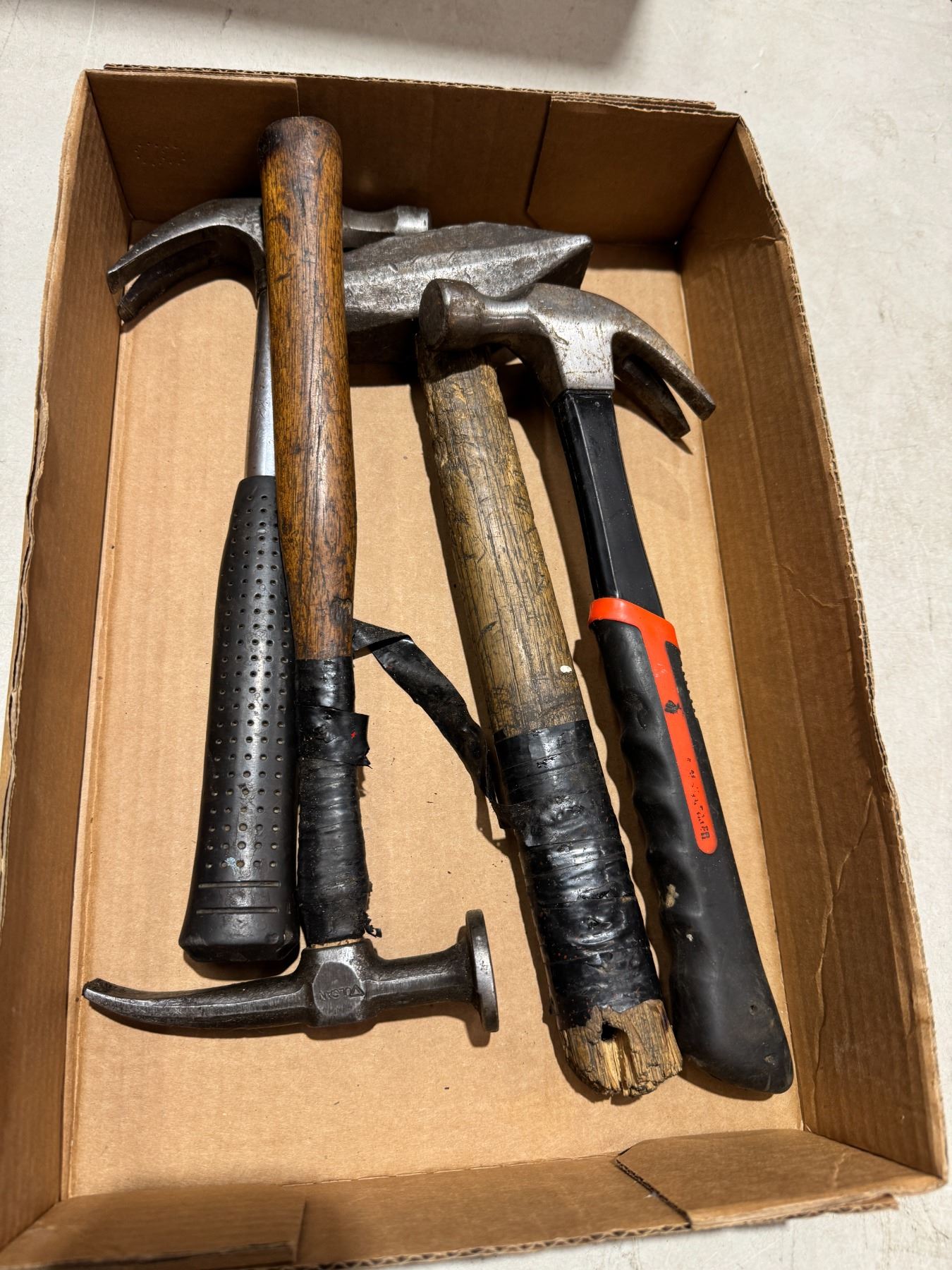 Assorted hammers