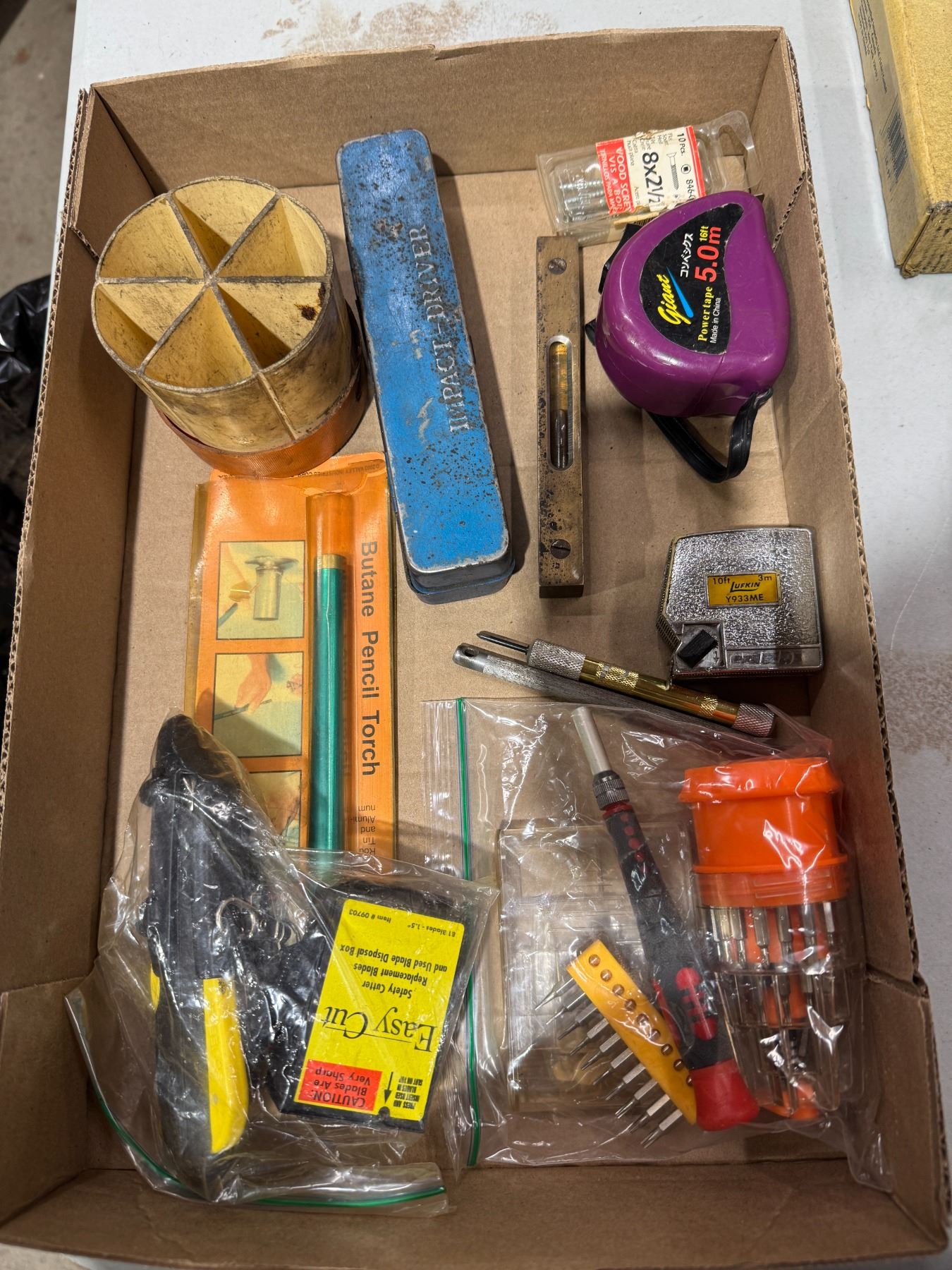 Assorted tools butane pencil torch