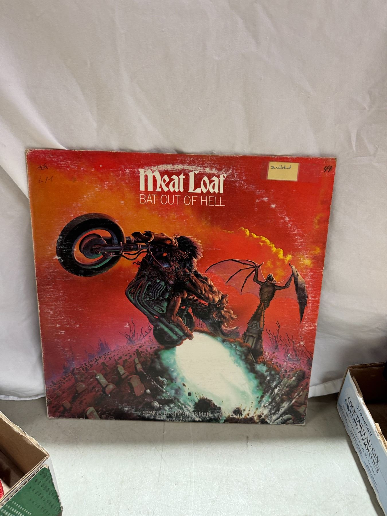 Meat Loaf bat out of Hell record