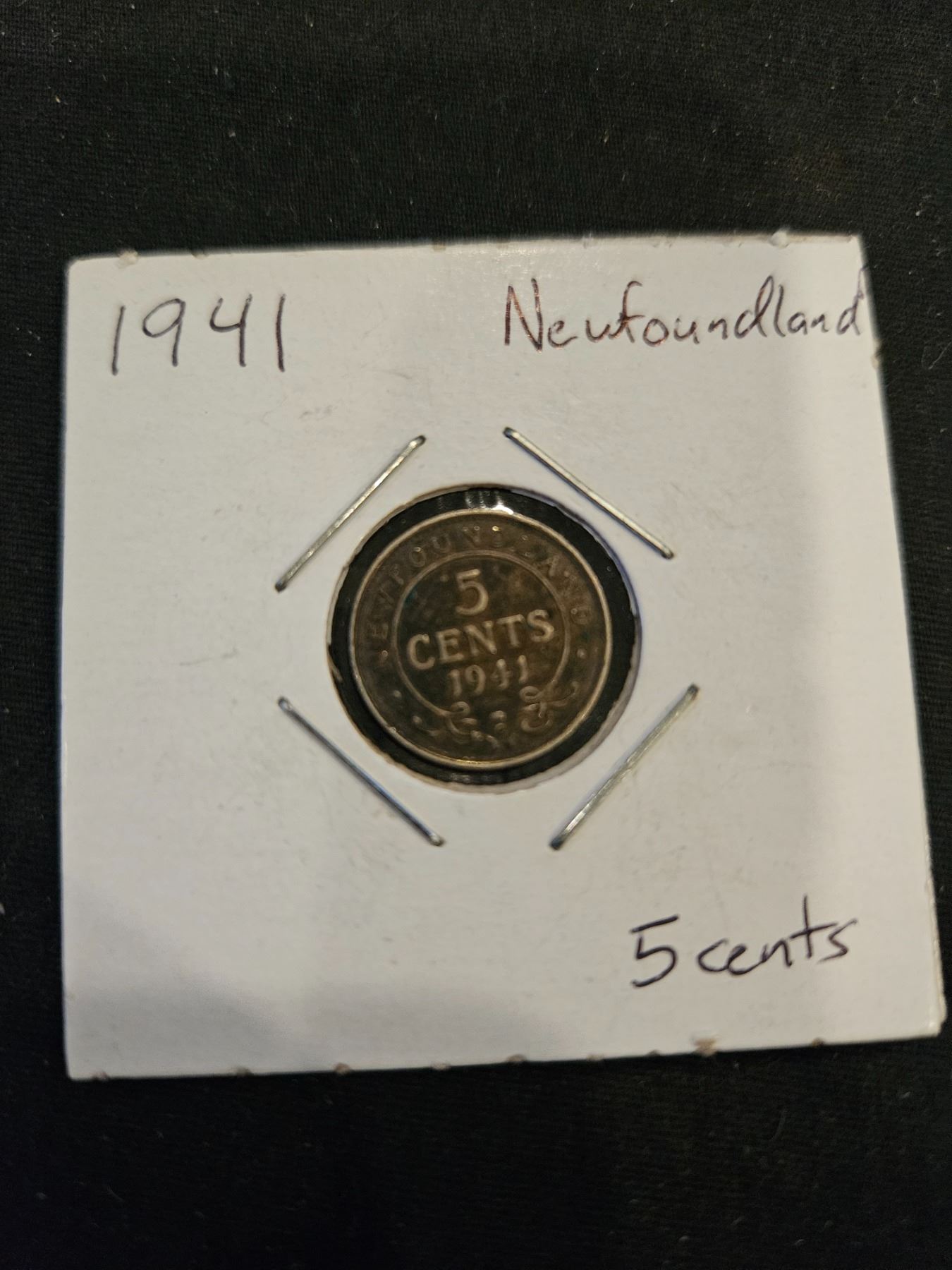 1941 Newfoundland 5cents