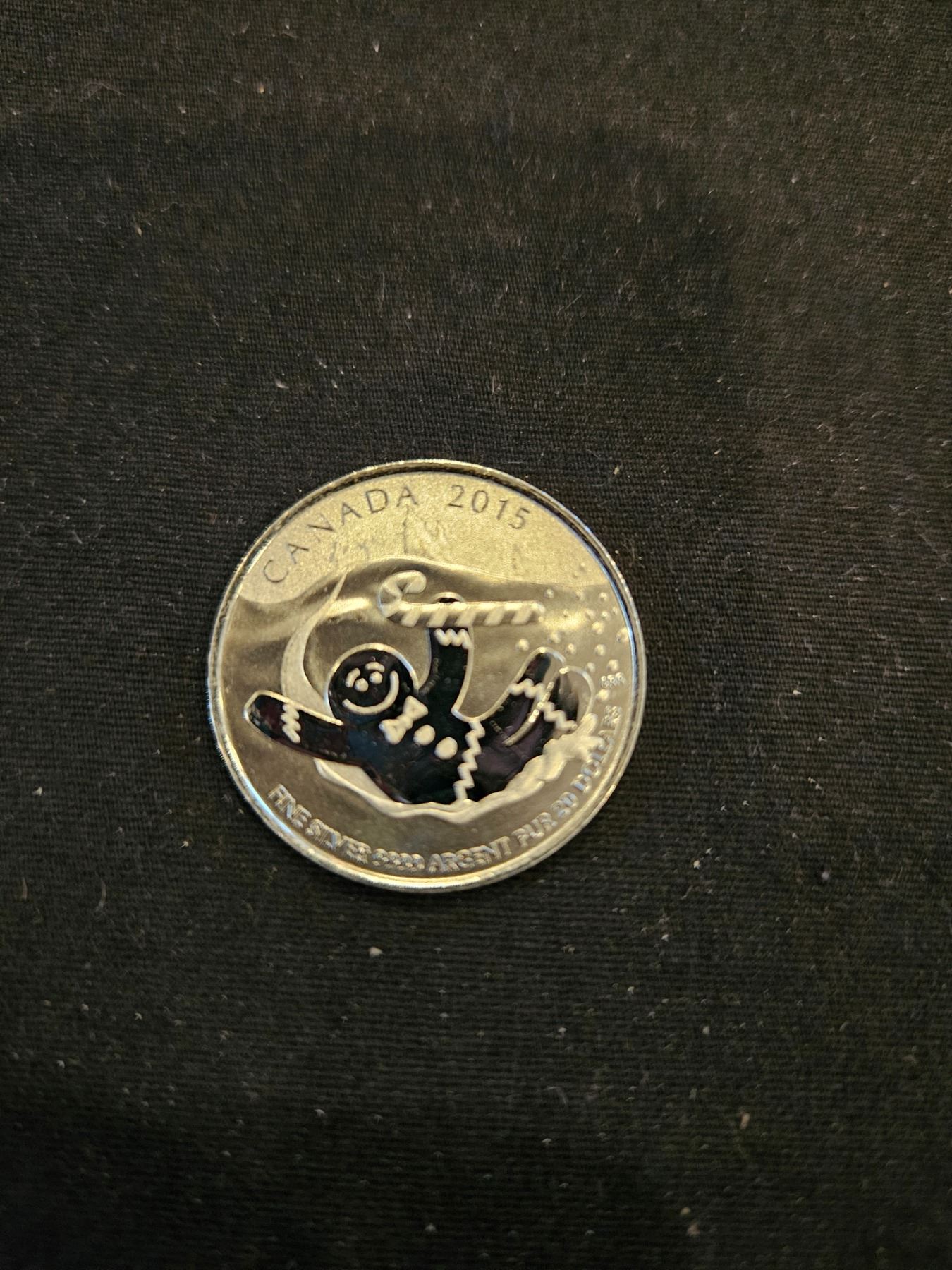 2015 Canada Silver $20 coin